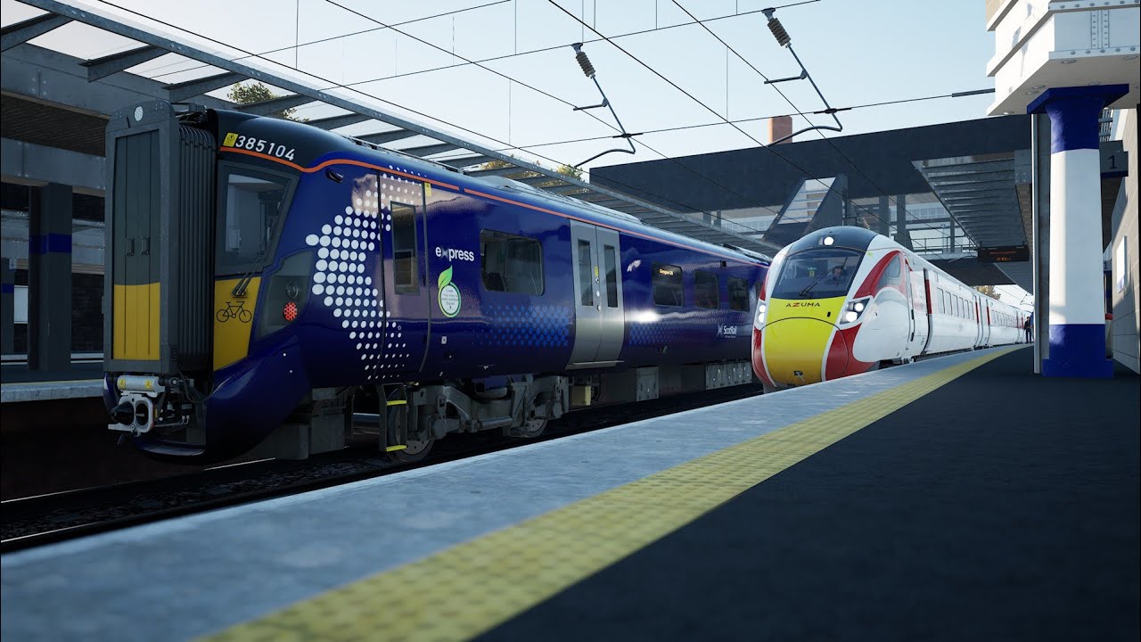 Train Sim World 5 Class 385 Edinburgh to Glasgow Queen Street (Sorry ...