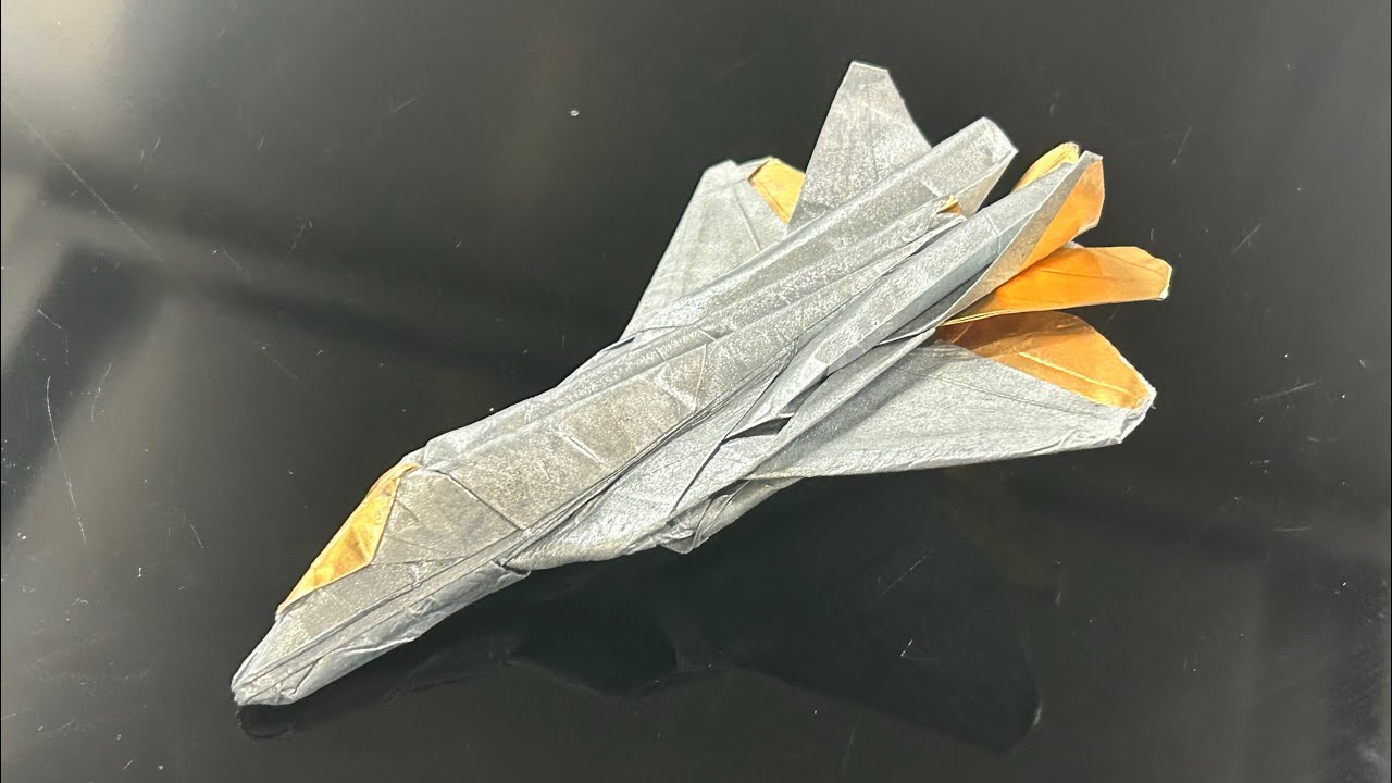 Origami SU-57 Tutorial By Jayson Merrill - YouTube