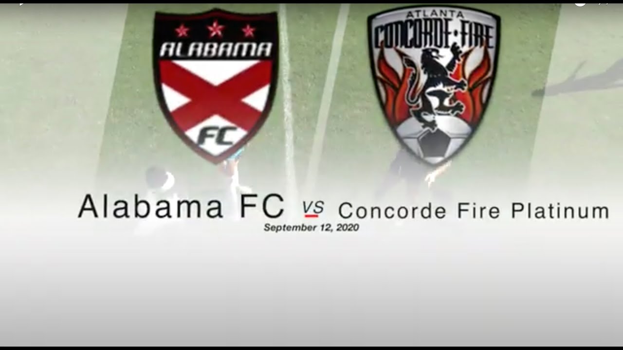 2020-9-12 Concorde Fire Platinum 04 at Alabama FC 04 ECNL - YouTube