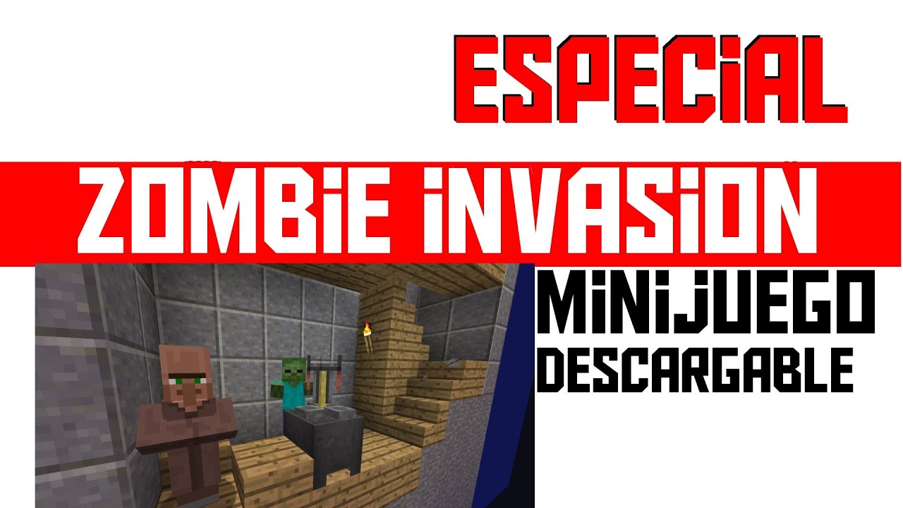 Minijuego de redstone: Zombie Invasion - Minecraft 1.8 [Especial ...