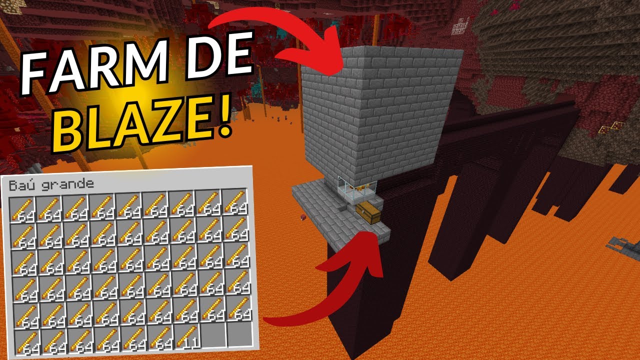 FARM DE BLAZE FÁCIL E EFICIENTE!!! - Minecraft 1.21.4 | Java - YouTube