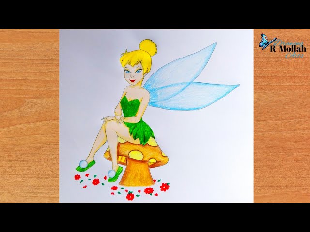 Tinkerbell Drawing Easy Full Body