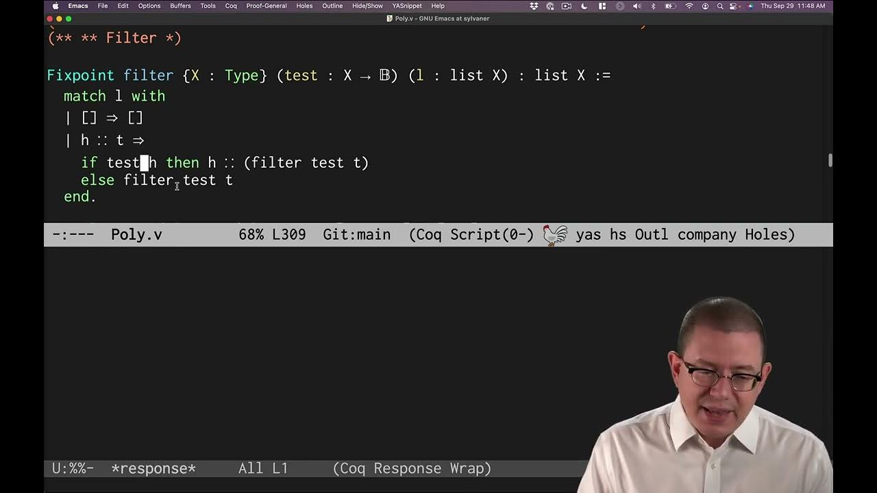 Higher-Order Functions Part 1 | Software Foundations in Coq | LF | Poly - YouTube
