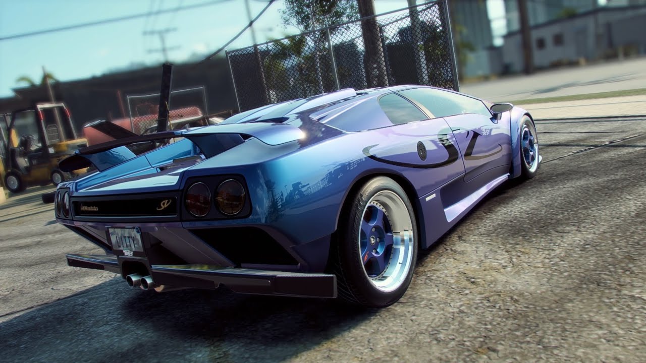 Lamborghini Diablo SV 1995 NFS Heat - YouTube