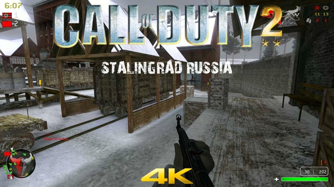 Call of Duty 2 Multiplayer 2020 Stalingrad Gameplay 4K - YouTube