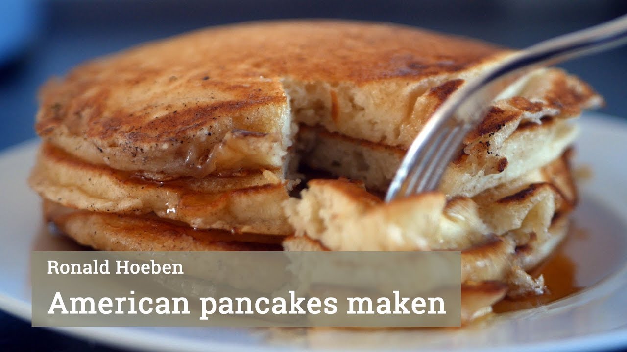 Fluffy American pancakes - YouTube