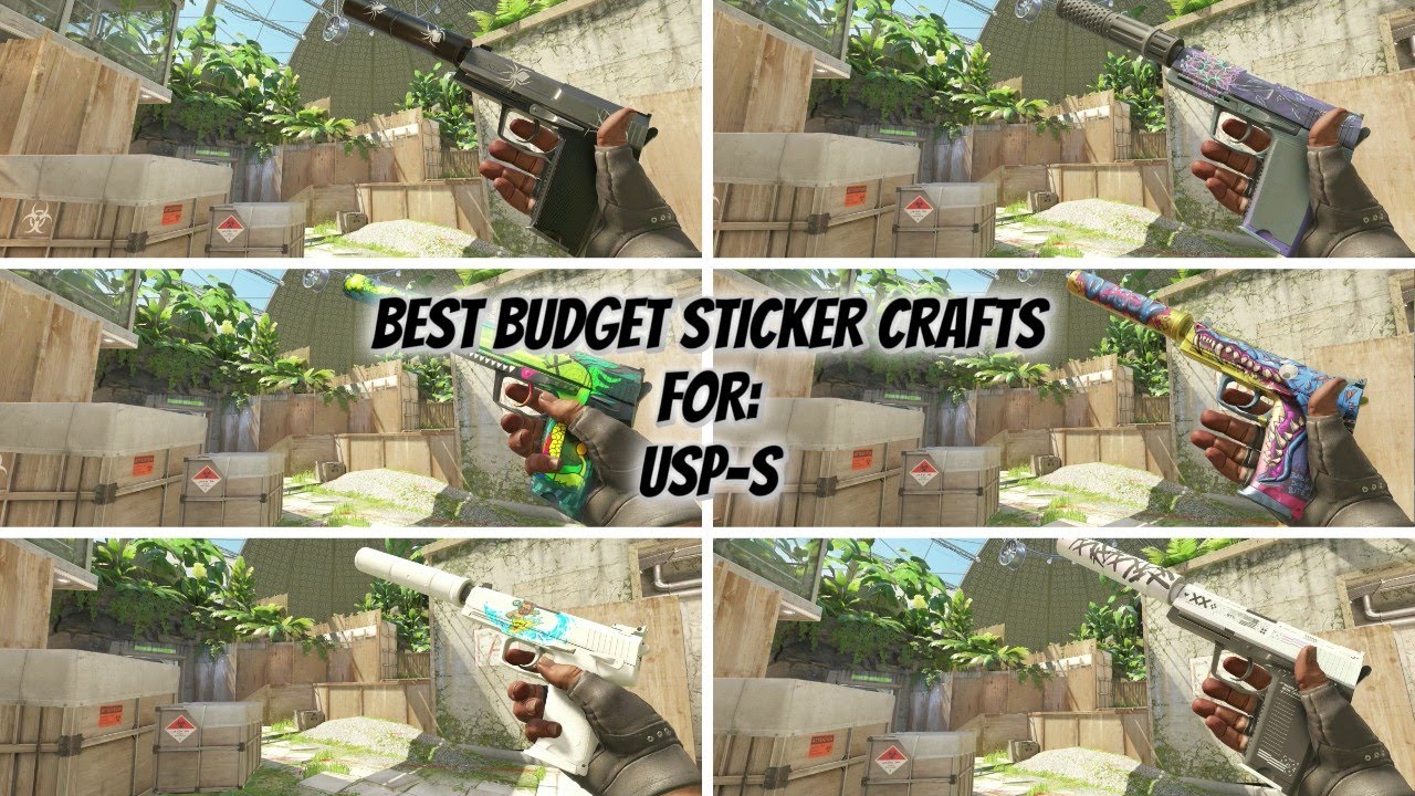Best budget sticker crafts for: USP-S in #cs2 - YouTube
