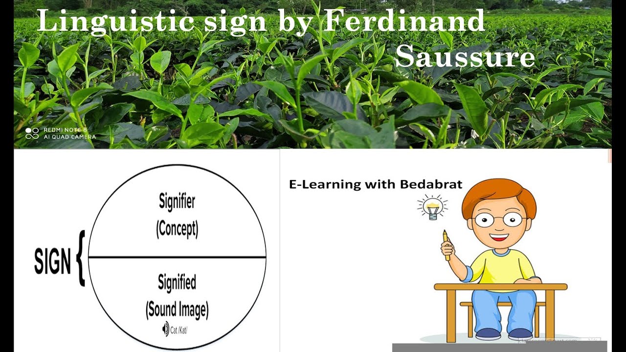 LINGUISTIC SIGN BY FERDINAND SAUSSURE. - YouTube
