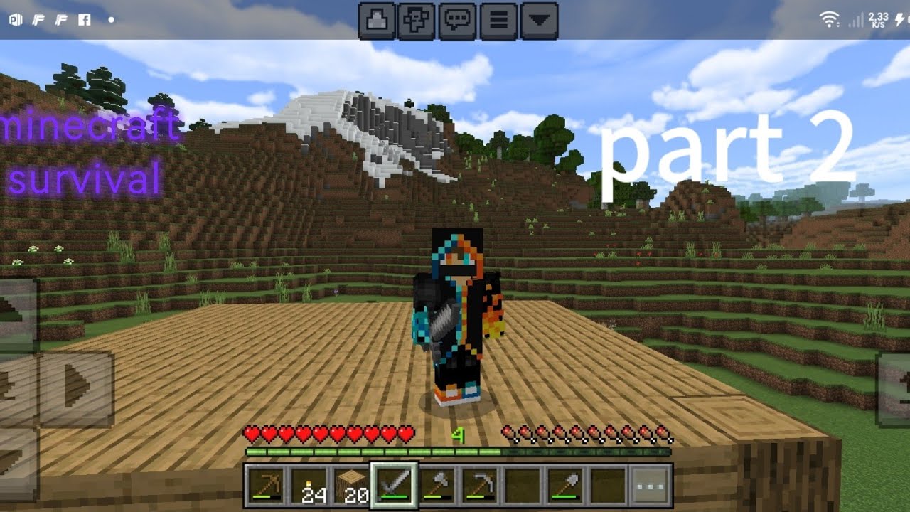 Minecraft survival part 2 #minecraft#indonesia - YouTube
