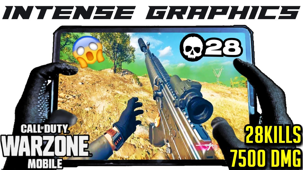 INTENSE GRAPHICS + GAMEPLAY 60 FPS WARZONE MOBILE - 120 FPS IPAD PRO ...