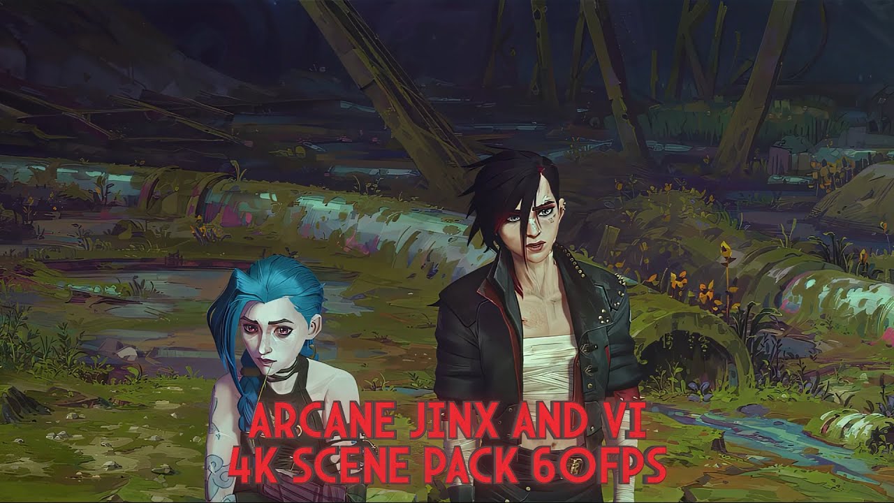 Jinx and Vi 4K Scene Pack 60fps - YouTube