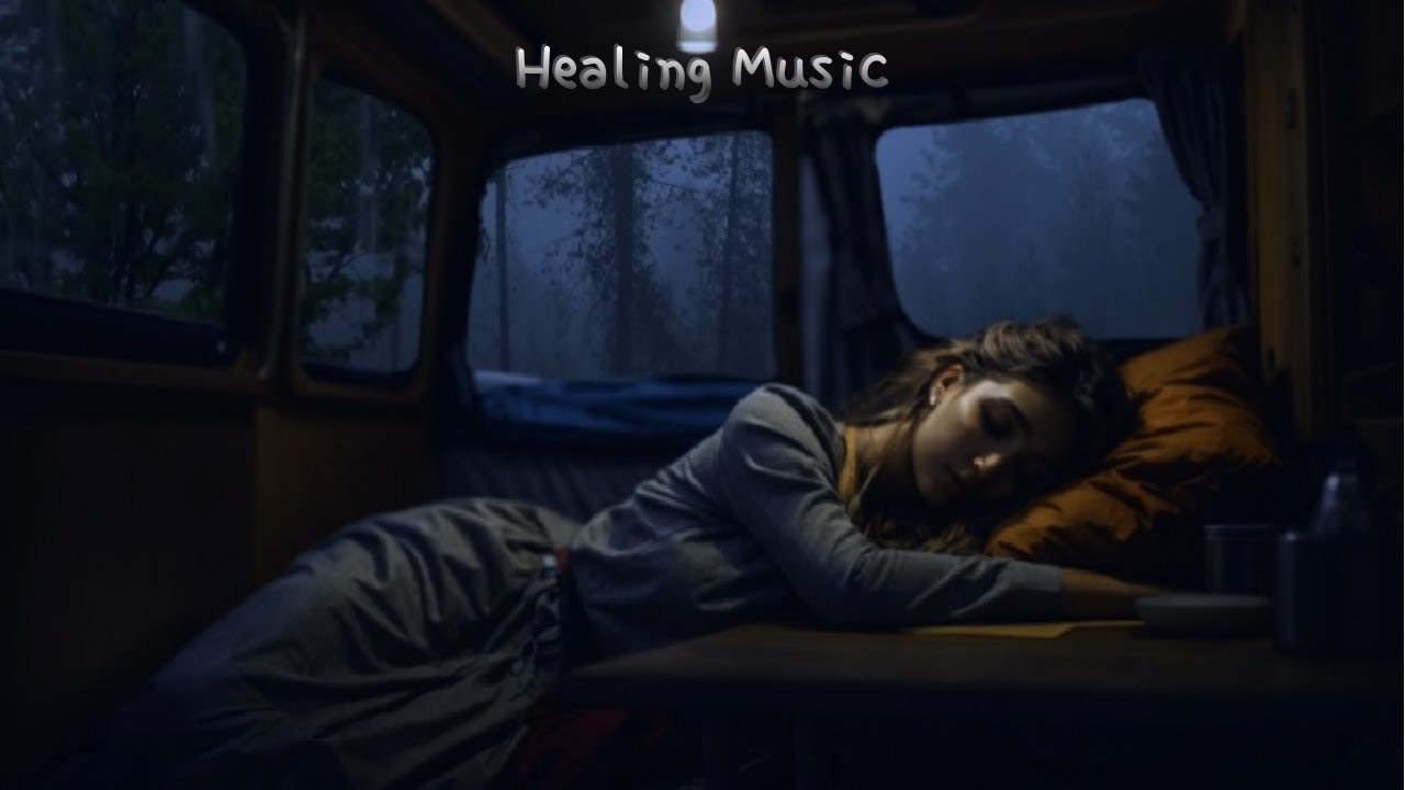 수면유도+스트레스해소 비소리🎵Sleep induction + stress relief sound of rain - YouTube