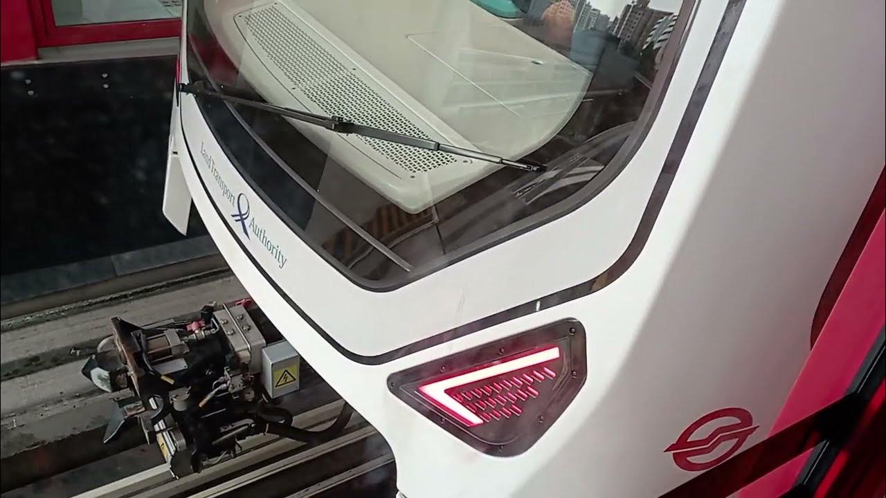 [About to be withdrawn]⬜C801B Sets 137/136 arriving Choa Chu Kang LRT Station (Choa Chu Kang ...