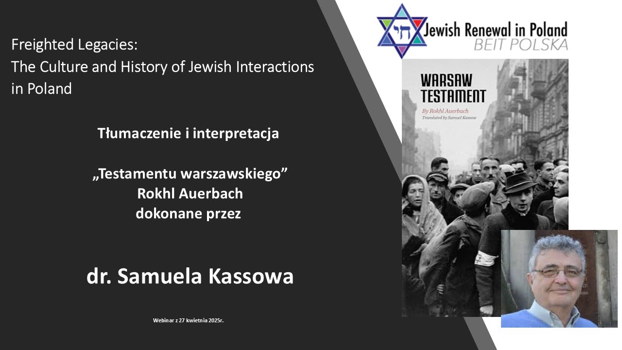 Tłumaczenie i interpretacja Testamentu warszawskiego R Auerbach ...
