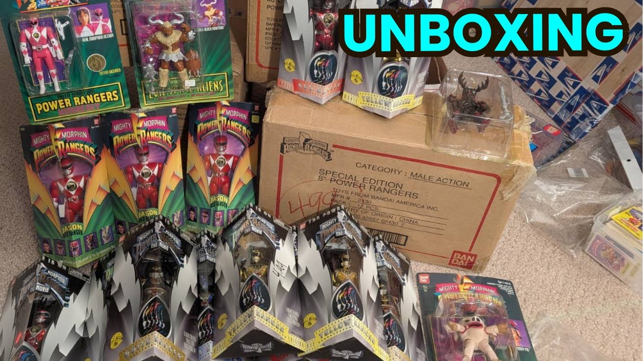 Finding 1990's Bandai Power Rangers Figure Cases: Part 181 - YouTube