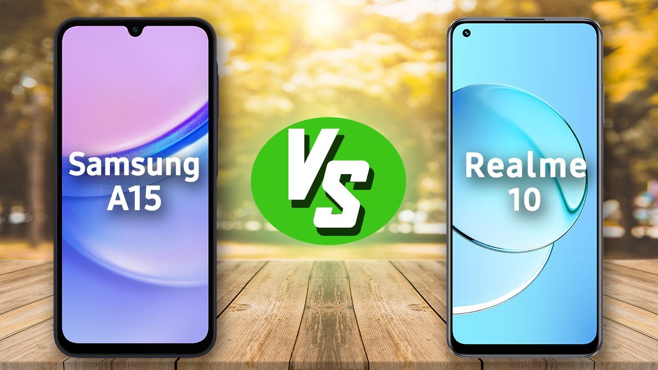 Samsung A15 vs Realme 10 - فرق واحد بس 🔥 - YouTube