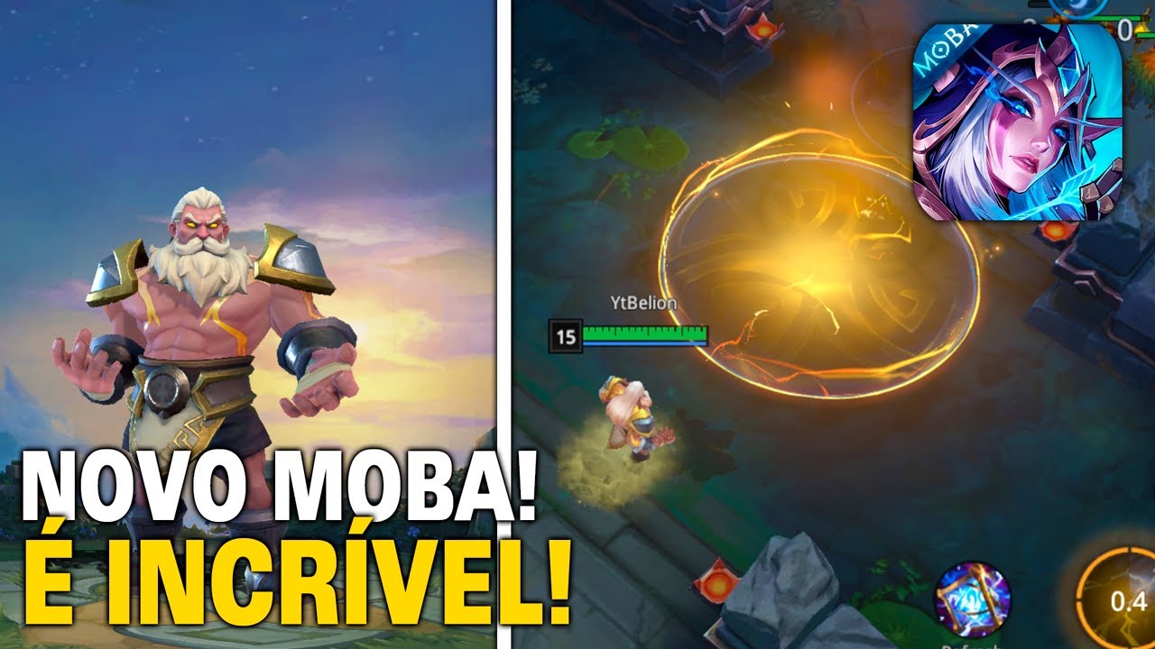 Novo Moba é Incrível! 𝗠𝗮𝗽𝗮 𝘀𝘂𝗽𝗲𝗿 𝗴𝗿𝗮𝗻𝗱𝗲 𝗲 𝗯𝗮𝗹𝗮𝗻𝗰𝗲𝗮𝗱𝗼! Autochess Moba ...