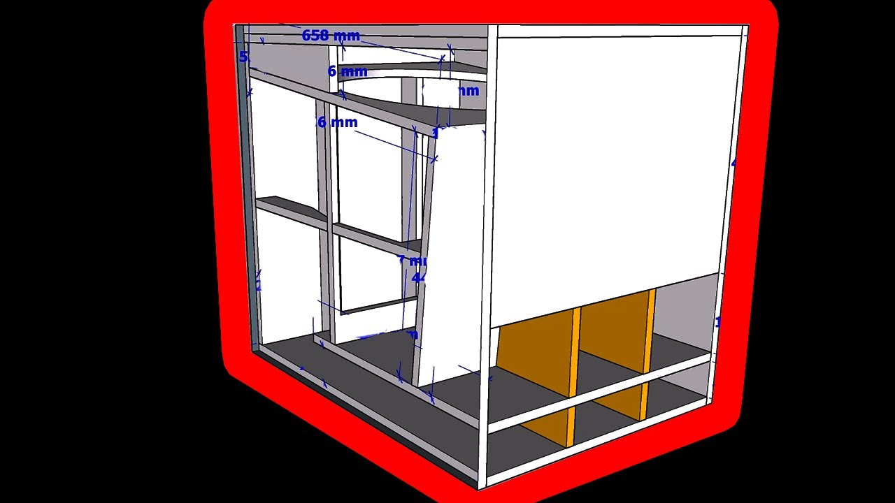 [PLAN] 21 INCH Subwoofer Bandpass Horn Flexy SMPS - YouTube