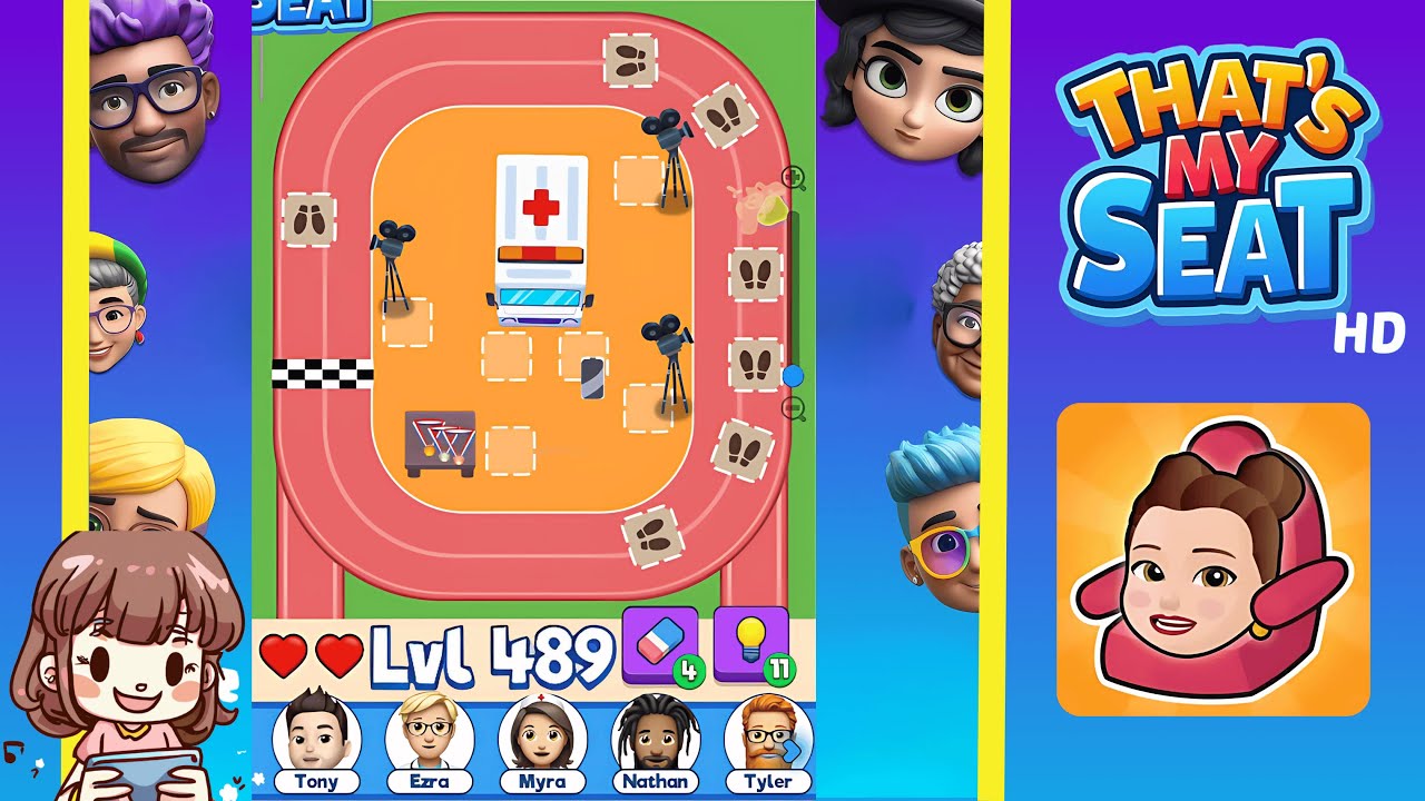 That's My Seat level 489 Solution Walkthrough - YouTube