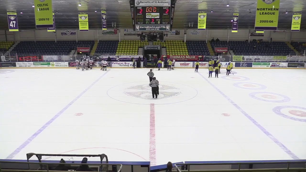 Fife Falcons vs Dundee Stars u18's - YouTube