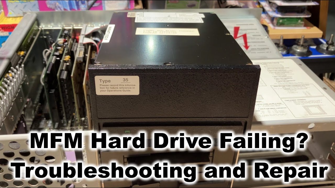 MFM Hard Drive Failing? - Troubleshooting and Repair - YouTube