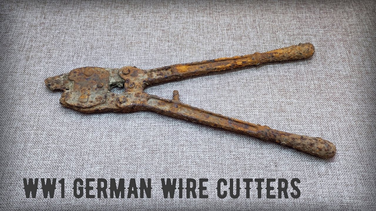 Restoring a German Wire Cutters from WW1 - YouTube