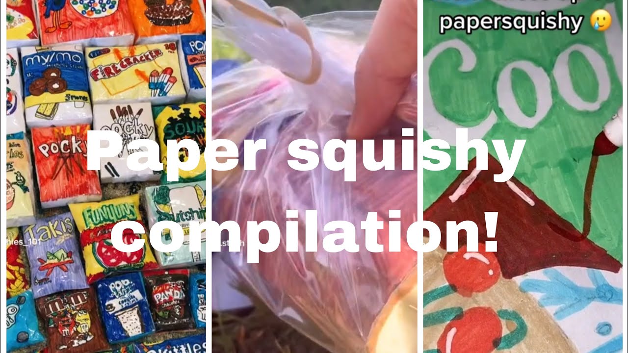 Paper squishy compilation! - YouTube