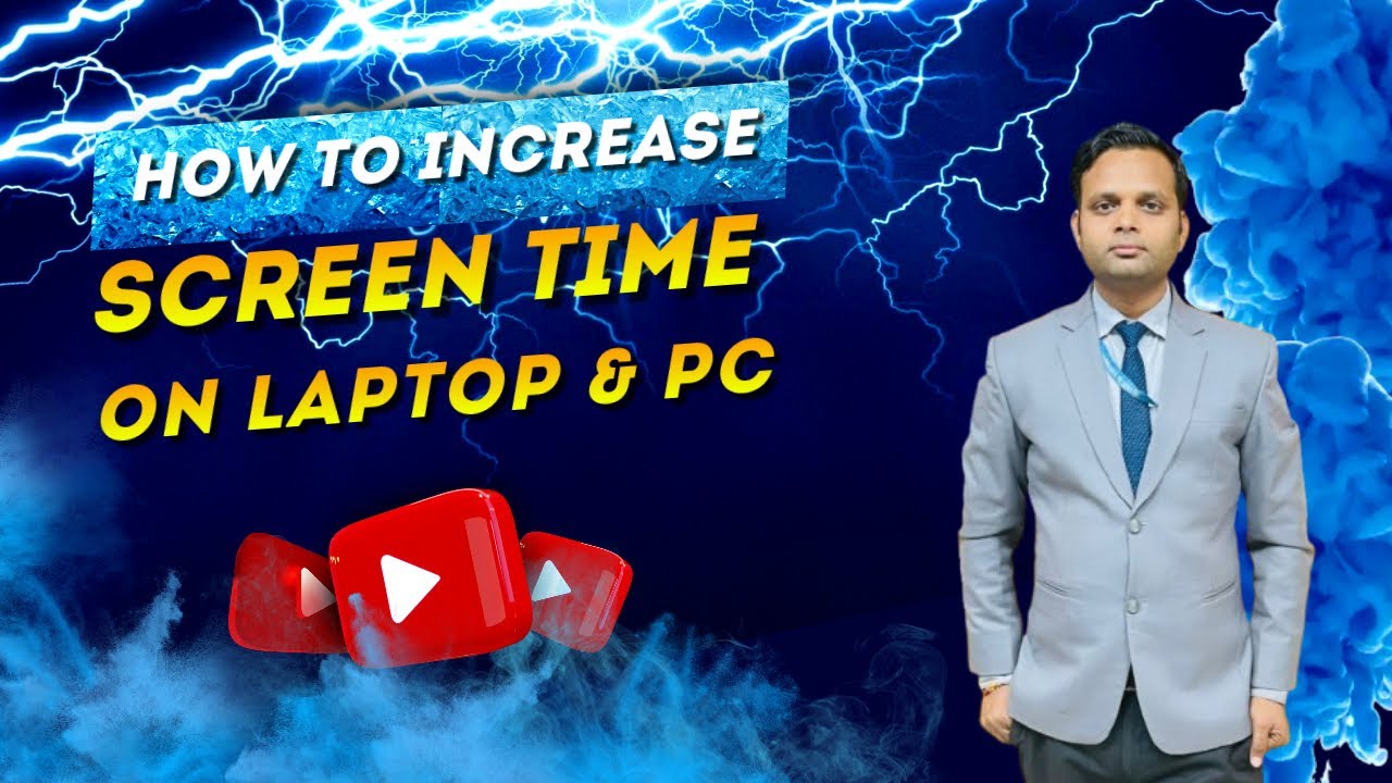 How to Increase Screen Time on Laptop and PC - YouTube