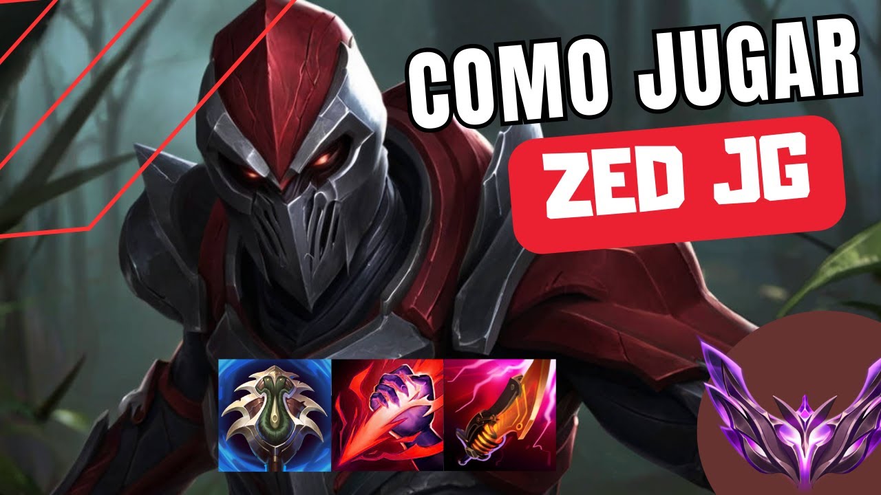 COMO JUGAR ZED JUNGLA EN EL NUEVO SPLIT!! PRIMER VIDEO CON CAMARA EN EL ...