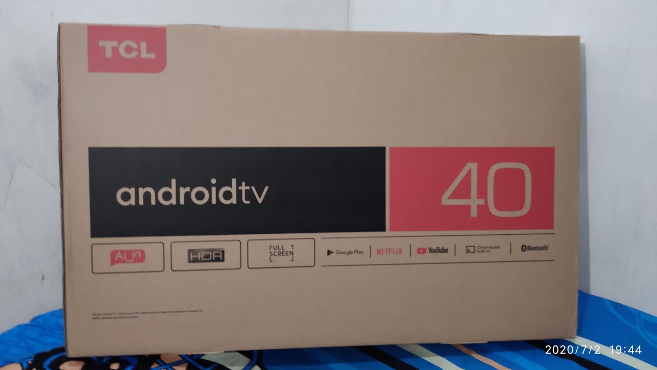 UNBOXING DAN REVIEW SMART TV ANDROID TCL 40A5 ... MURAH & MANTAP ABISSS ...
