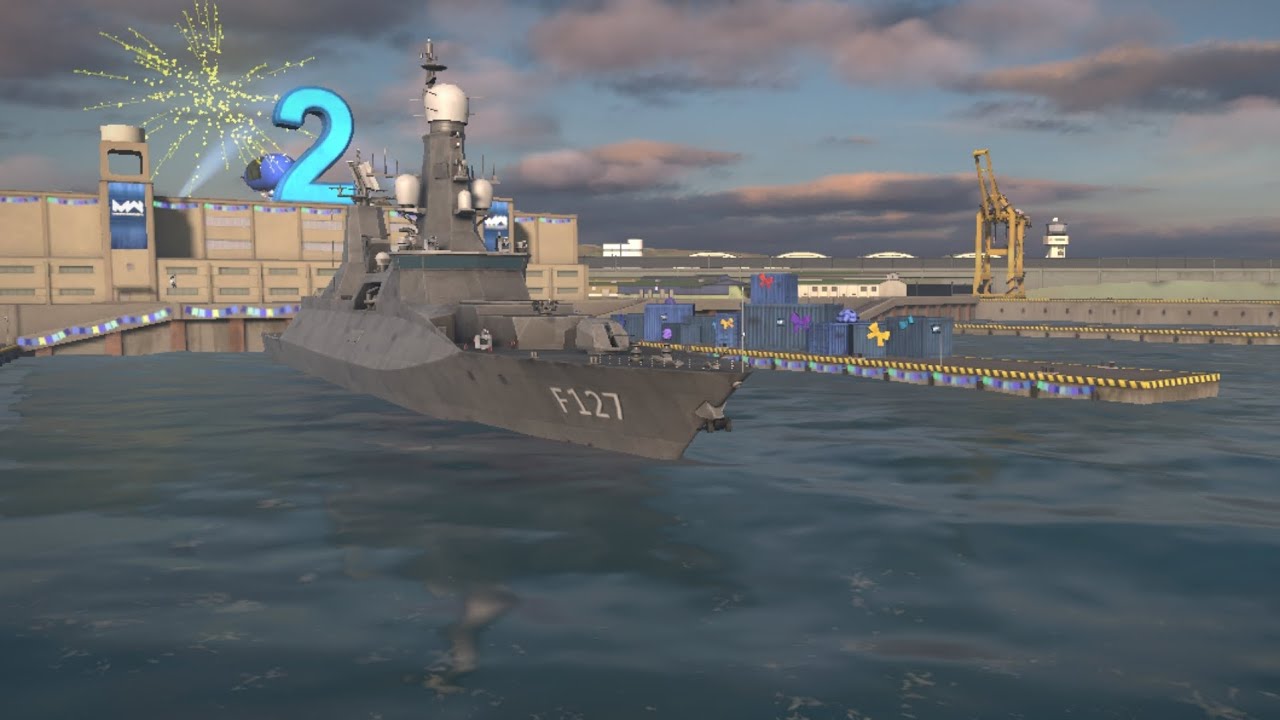 Modern Warships Вооружение корабля FGS F127 обзор - YouTube