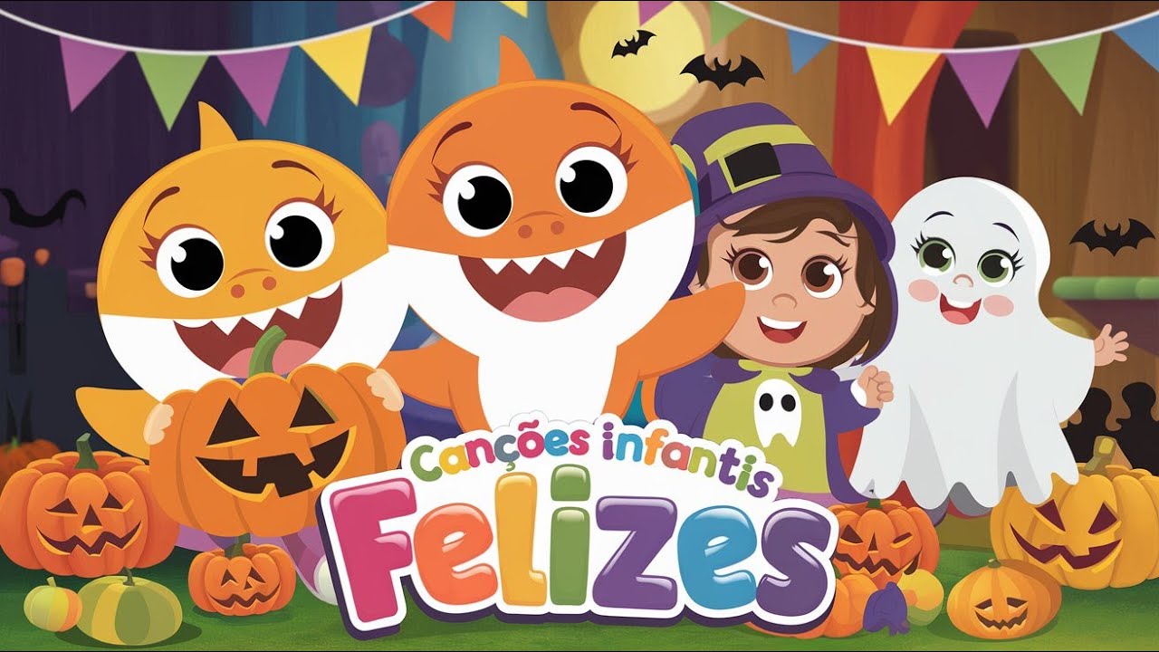 Sambalelê 🎵 na Dança das Bruxinhas 🧹 🎵 Canções infantis 🎶 vídeos para ...