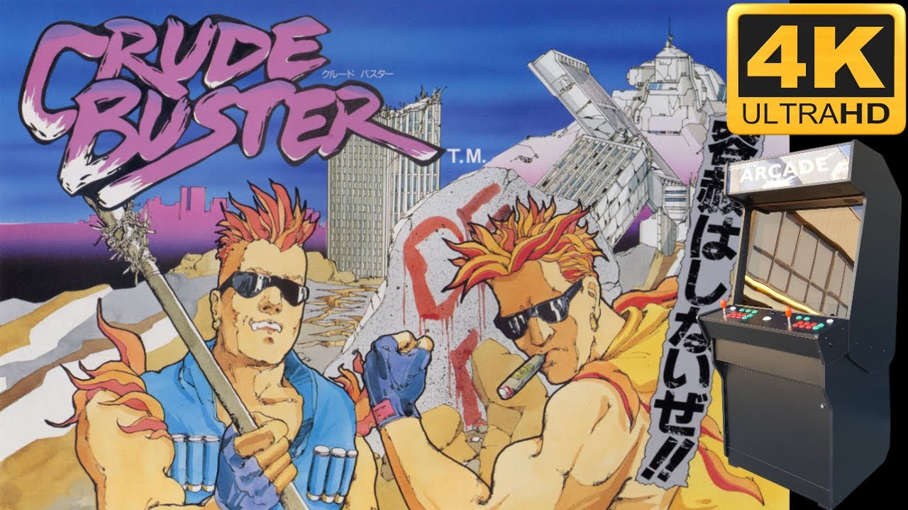 Two Crude/Crude Buster | ARCADE | Ultra HD 4K/60fps🔴 | Longplay ...