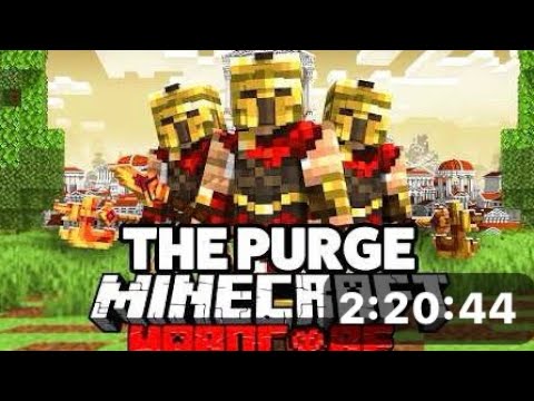 The PURGE Minecraft HARDCORE by (Sword4000) PART 1 - YouTube