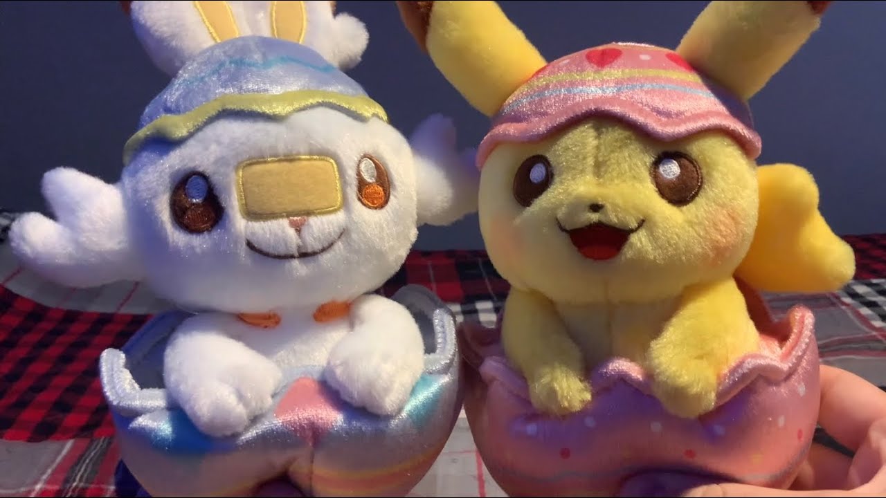 Pokemon Center Happy Spring Plush Collection Review/Unboxing! + Wooloo ...