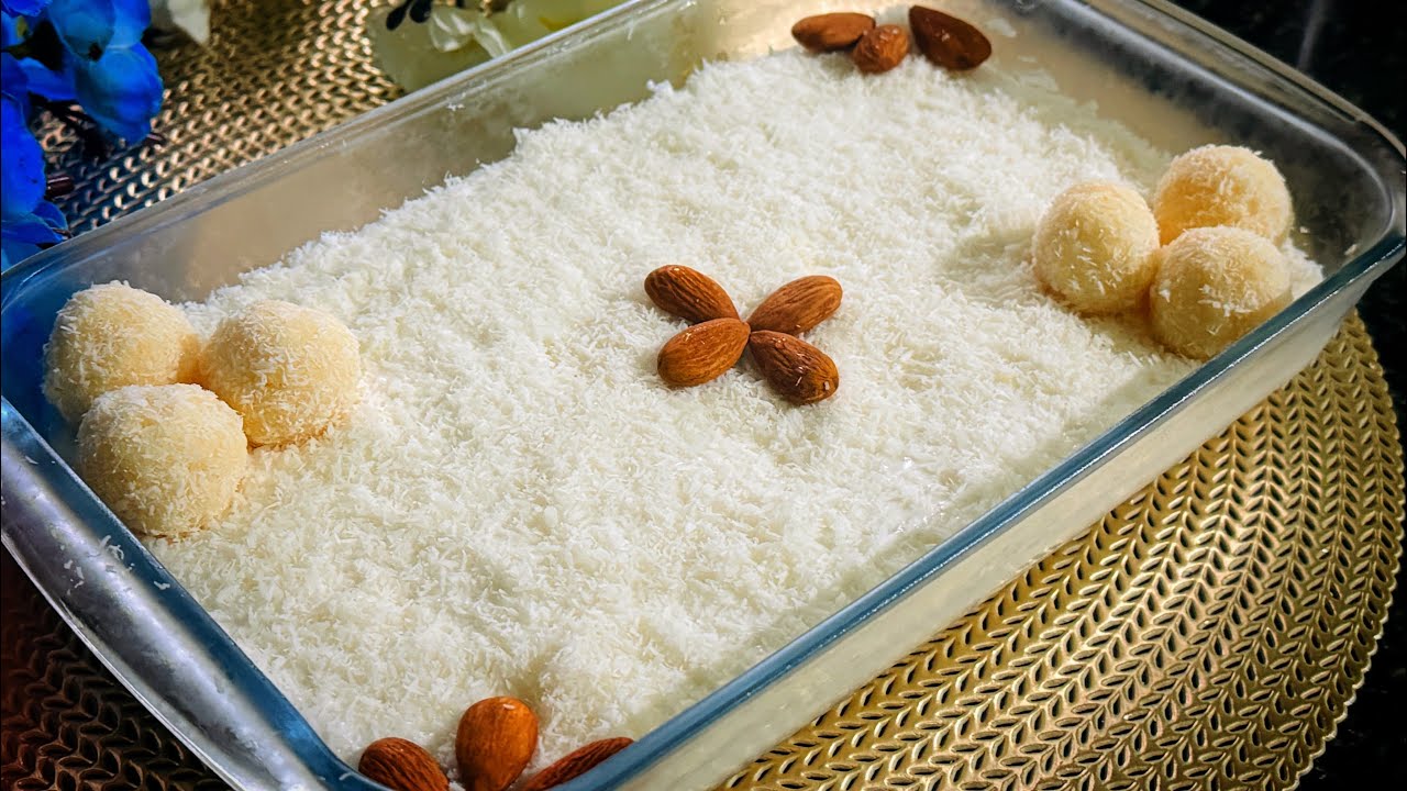RAFFAELLO PUDDING||pudding recipe | easy pudding | eggless dessert ...