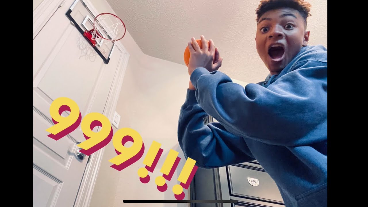 Shooting 1000 shots in a hoop!!! - YouTube
