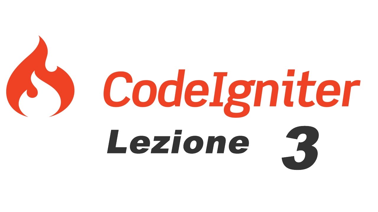 Corso Codeigniter 3 Youtube