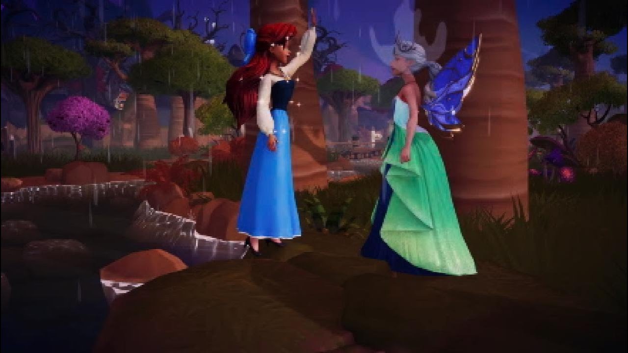 Ariel gets her legs,Disney Dreamlight valley - YouTube