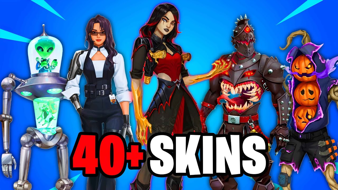 *NEW* 40+ Fortnite Skins LEAKED! 🔥 (BATTLE PASS Skins, Season Themes, Fortnitemares 2025, & MORE ...
