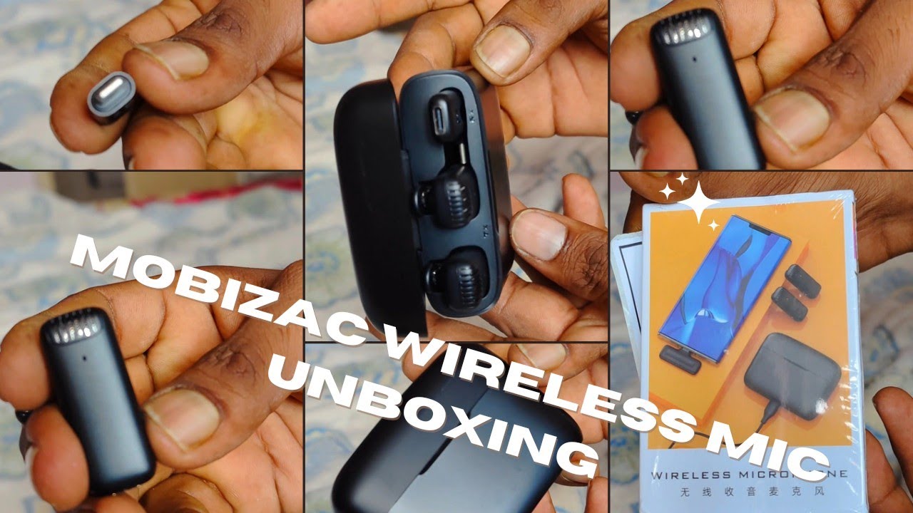 how to Mobizac wireless mic unboxing || in Telugu KBRO VLOGS - YouTube