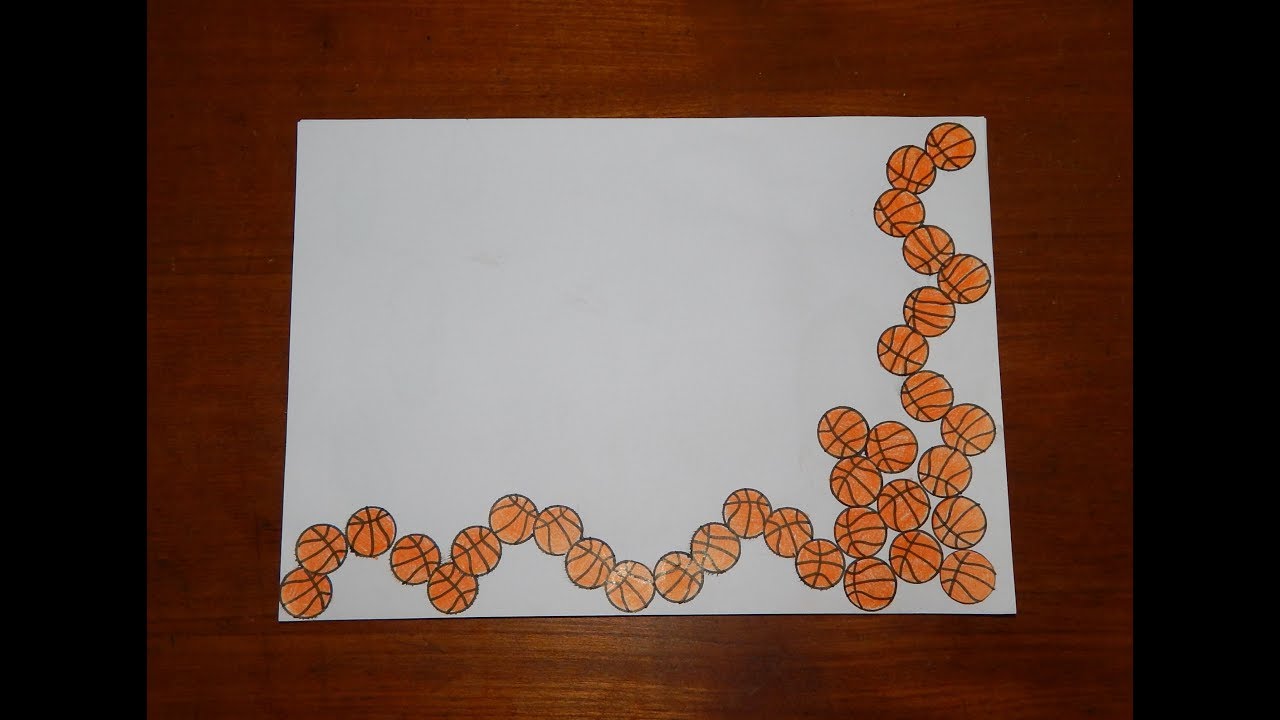 Very Simple & Easy Border Design For Physical Education project file ...