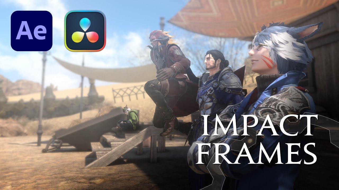 Impact Frames in After Effects & Davinci Resolve | Workshop - YouTube