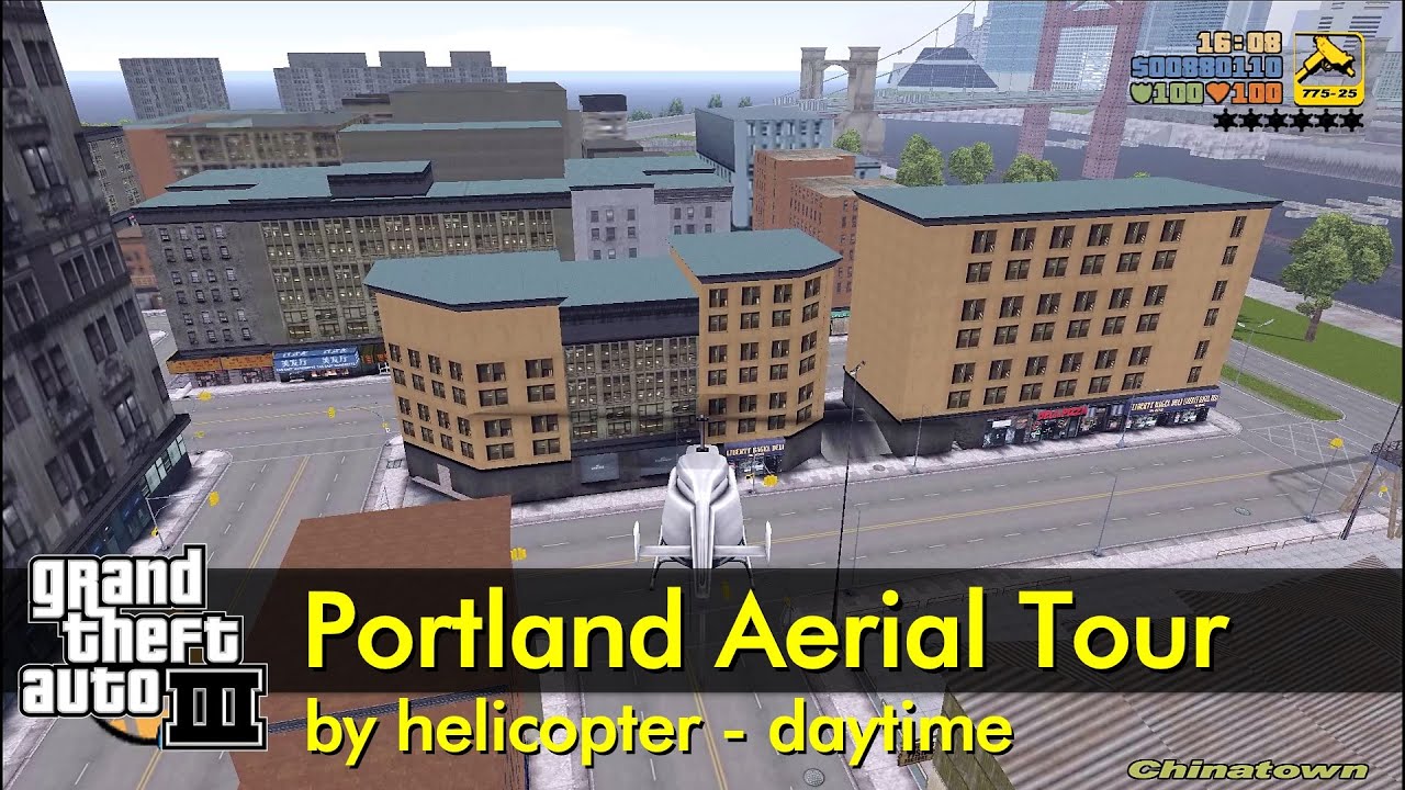 Portland Helicopter Tour (day) | The GTA III Tourist - YouTube
