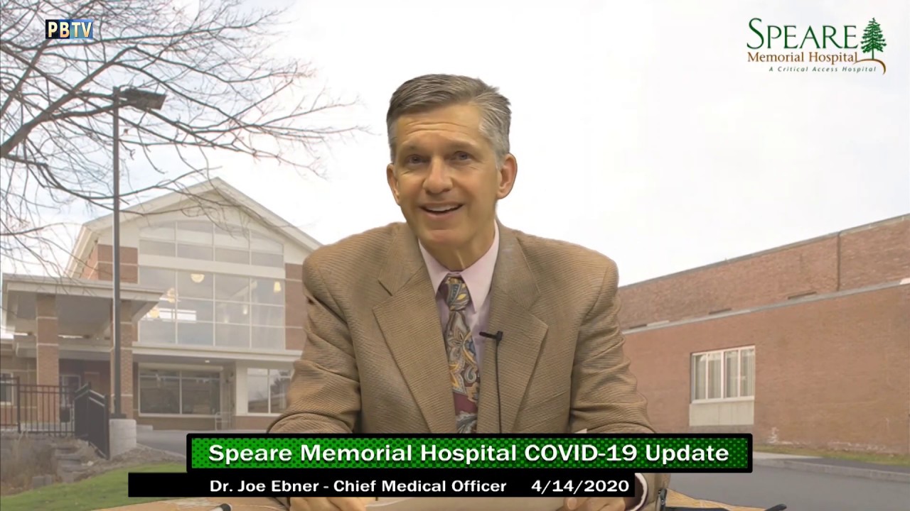 Speare Memorial Hosptial COVID-19 Update 4/14/20 - YouTube
