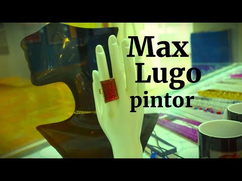 Mi visita a la expo de pintura de Max Lugo - YouTube