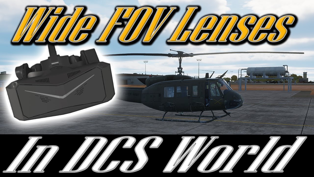Pimax Crystal Wide Field Of View Lenses In DCS World - YouTube