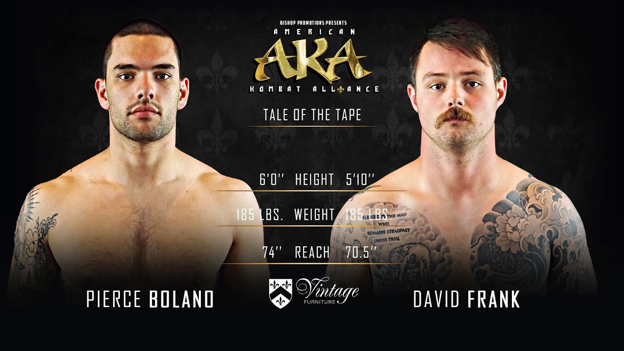 AKA 41 Bout 1 David Frank vs Pierce Bolano - YouTube