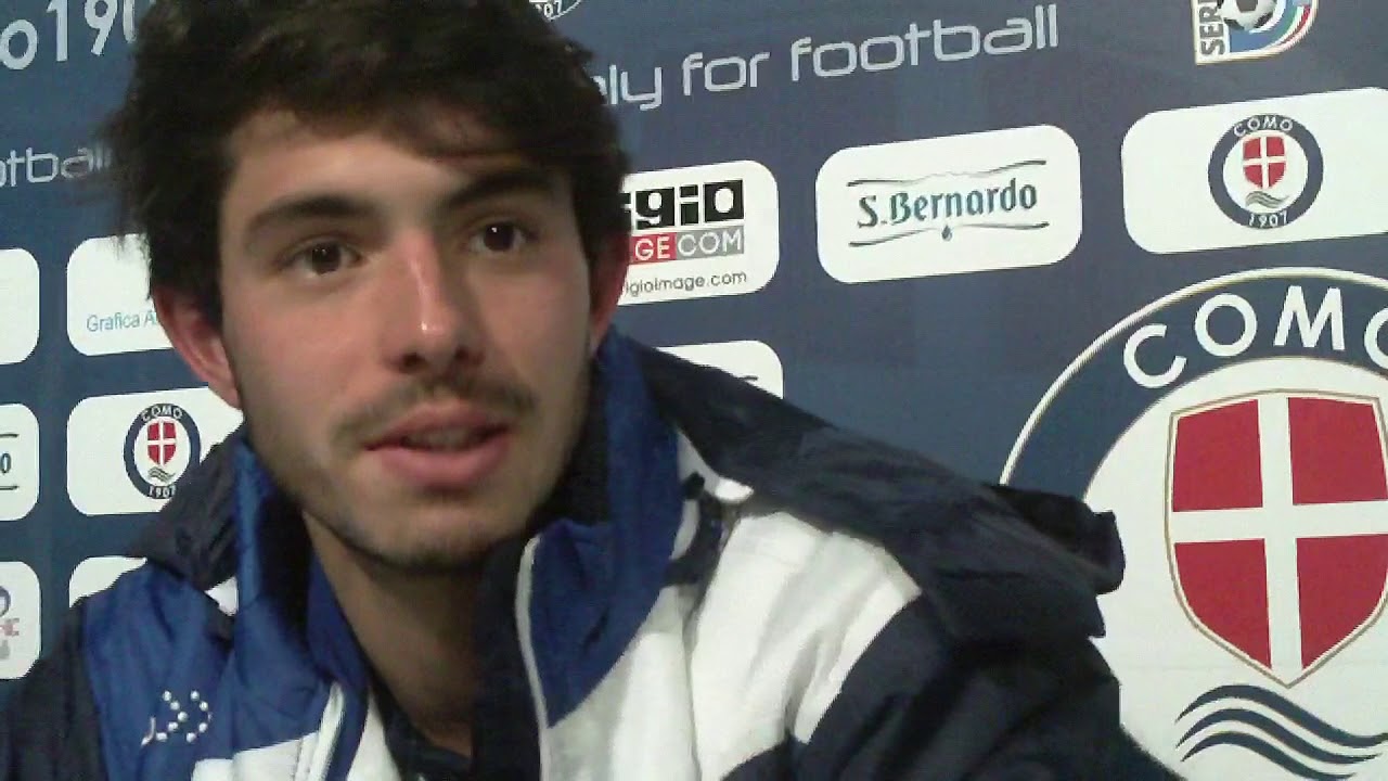 Cicconi contento per la vittoria del Como - YouTube