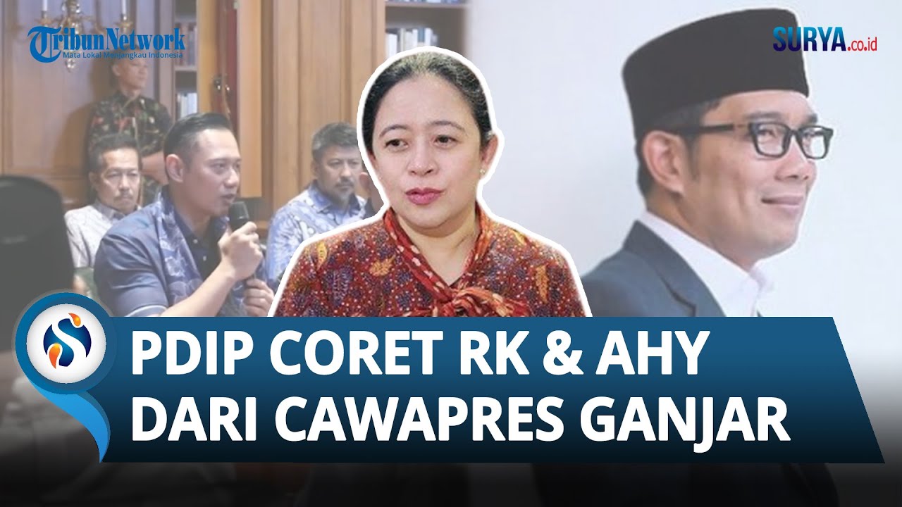 Putuskan Gabung ke Koalisi Prabowo, PDIP Coret Ridwan Kamil dan AHY ...